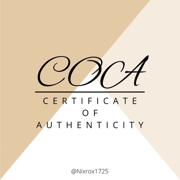 Bags | Coa Certificate Of Authenticity | Poshmark